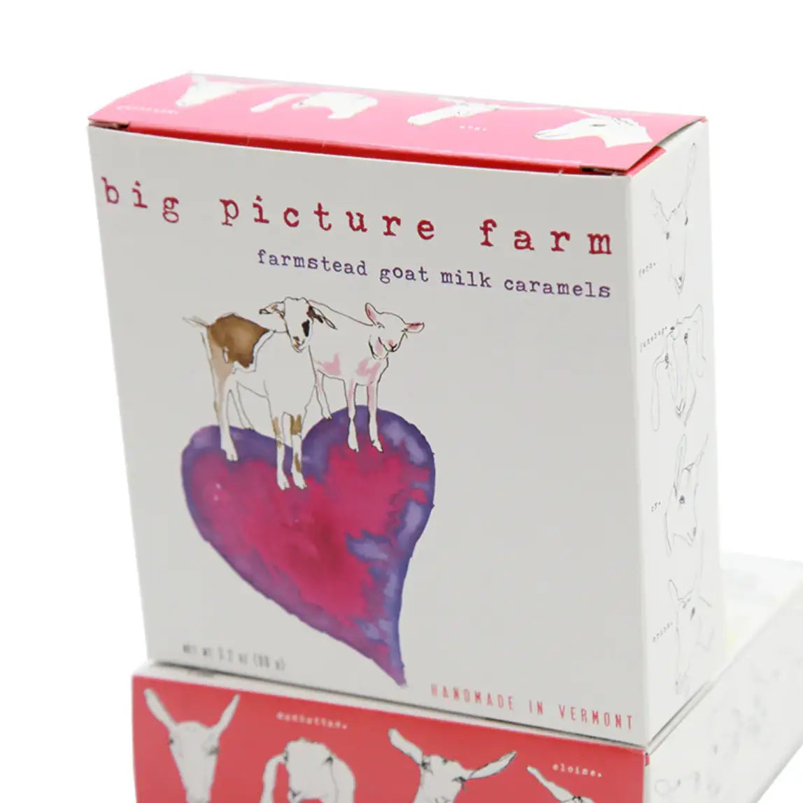 Heart Goat Milk Caramel Box (Valentine`s Day) : Sea Salt Vanilla – Affamata